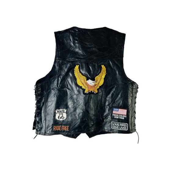 American Vintage | Jackets & Coats | Vtg 9s Genuine Buffalo Leather ...